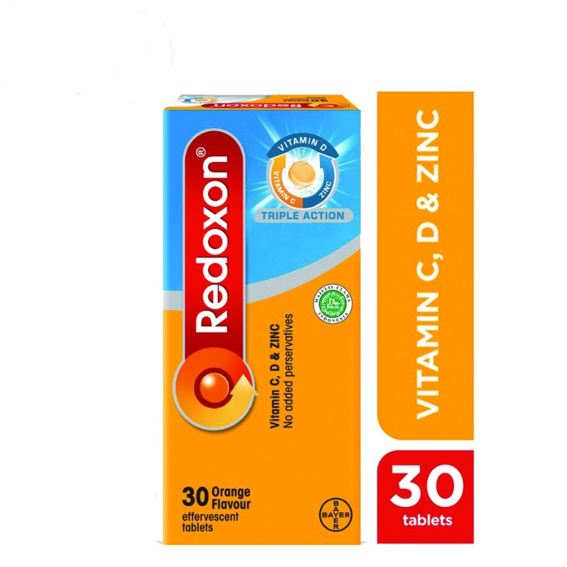 Redoxon Triple Action Effervescent Orange Tablets (30 Tablets) | Shopee ...