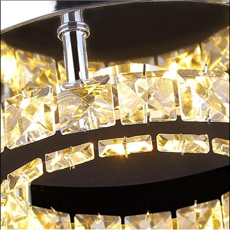 LED Kristal Chandelier Crystal Ceiling Lampu Chandelier Lampu Siling ...