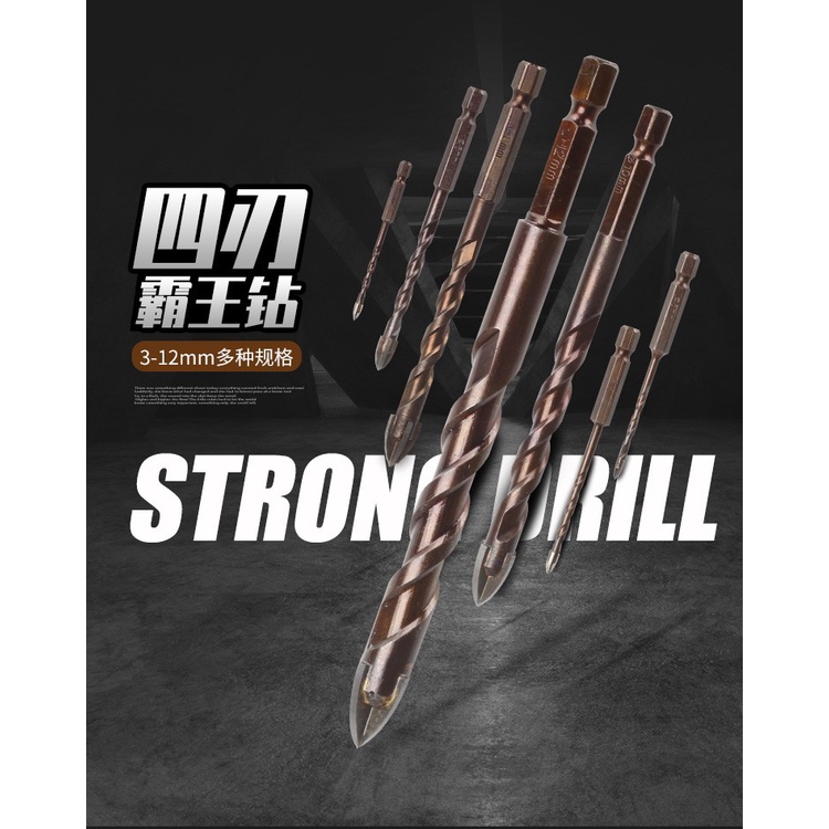 Ceramic Tile Drill Bit Set Glass Concrete Cement Wall Electric Drill ...