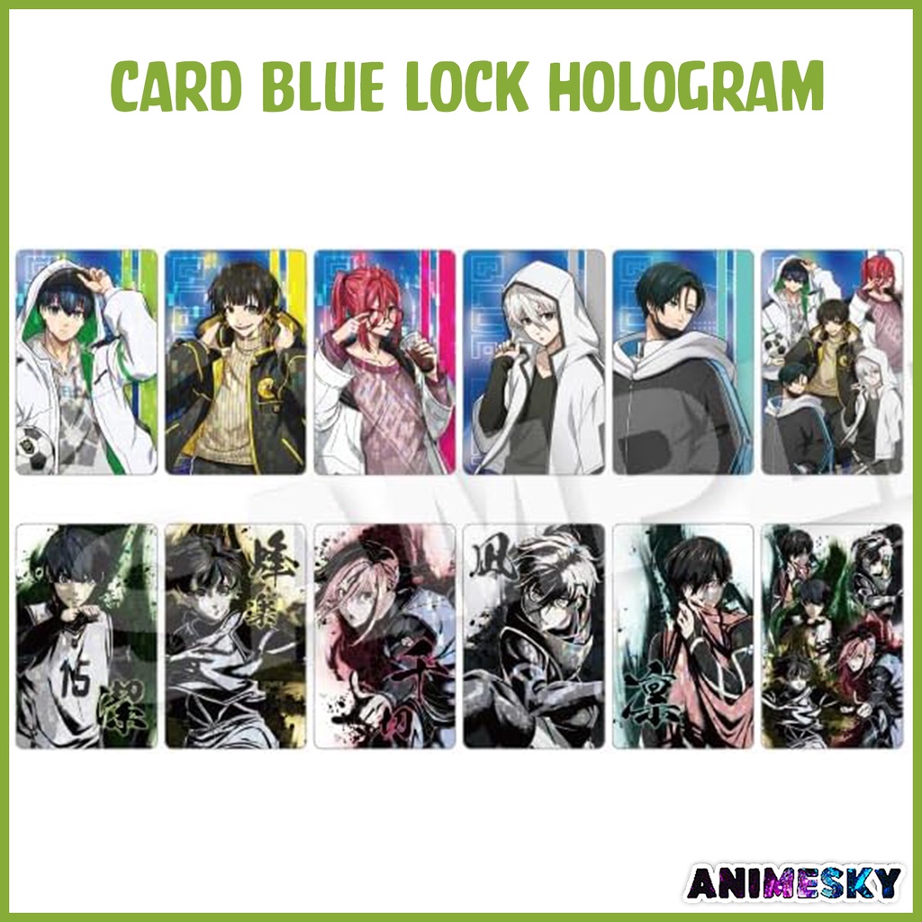 Genuine Blue Lock Hologram Y Line dignity card Pack - Blue Lock card ...
