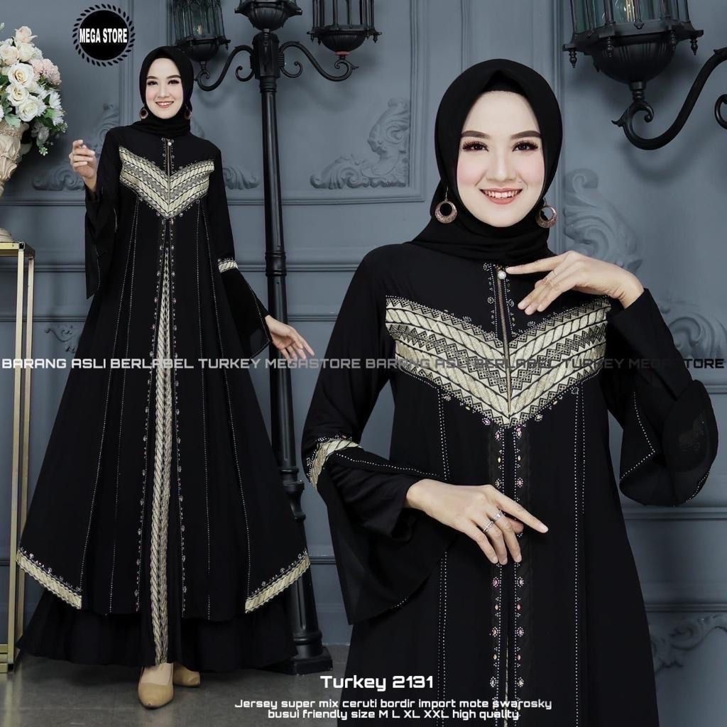 🔥 READY STOCK 🔥 MS Abaya Turkey Series 2131 umrah Haji Black Abaya ...