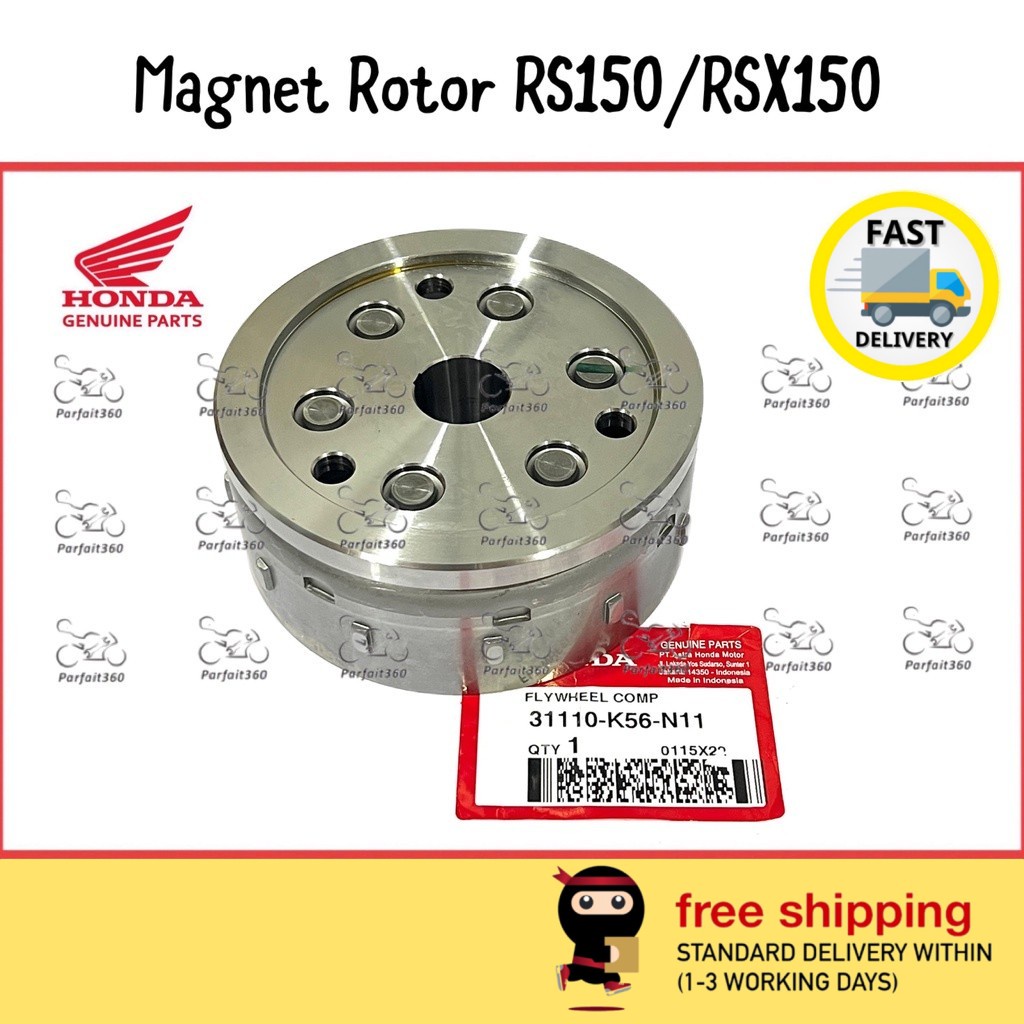 31110-K56-N11 HONDA RS150 / RSX150 Magnet Rotor Assy / Flywheel Fly ...