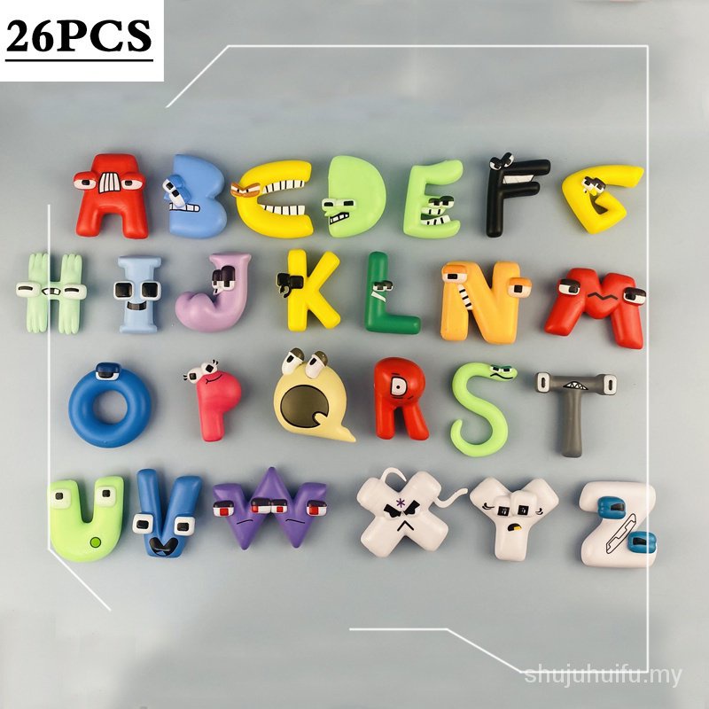 【In stock】26Pcs/set A-Z Alphabet Lore Figure Set, 26 Letters Legend ...
