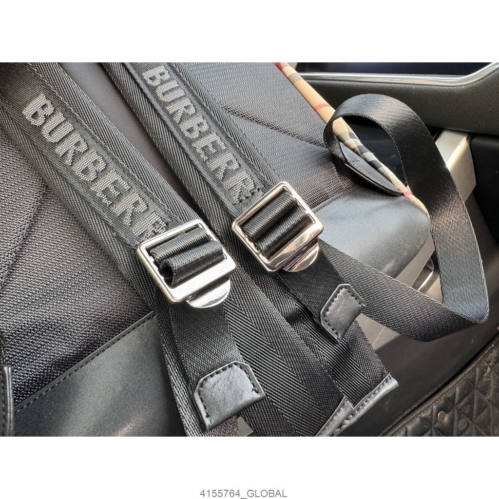 [High Quality]B-Backpack Plaid Double Zipper Open and Close Backpack ...