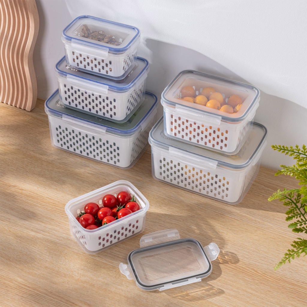 Bekas Simpan Makanan Peti Sejuk / Fridge Fresh Vegetable Fruit Boxes ...