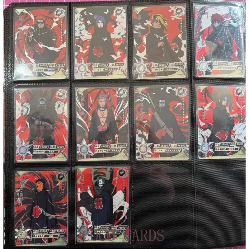 Naruto Card AR Silver 1-10 Card Genuine KAYOU | Shopee Malaysia