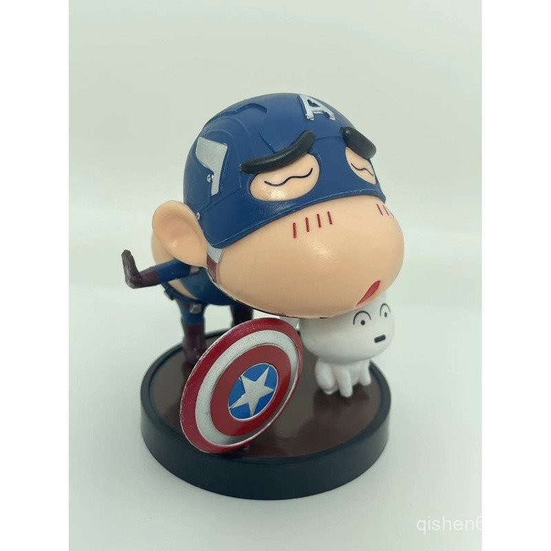 Crayon Shin-Chan, Hero Figure, American Team Shin-Chan Anime Figure ...