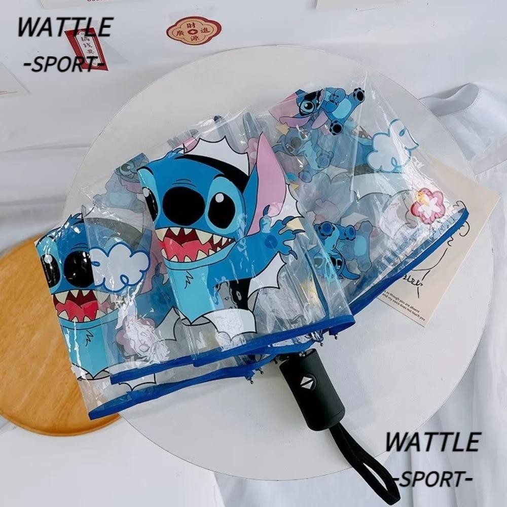 WA-SPORT Folding Umbrella, Stitch Transparent Umbrella, Portable Home ...