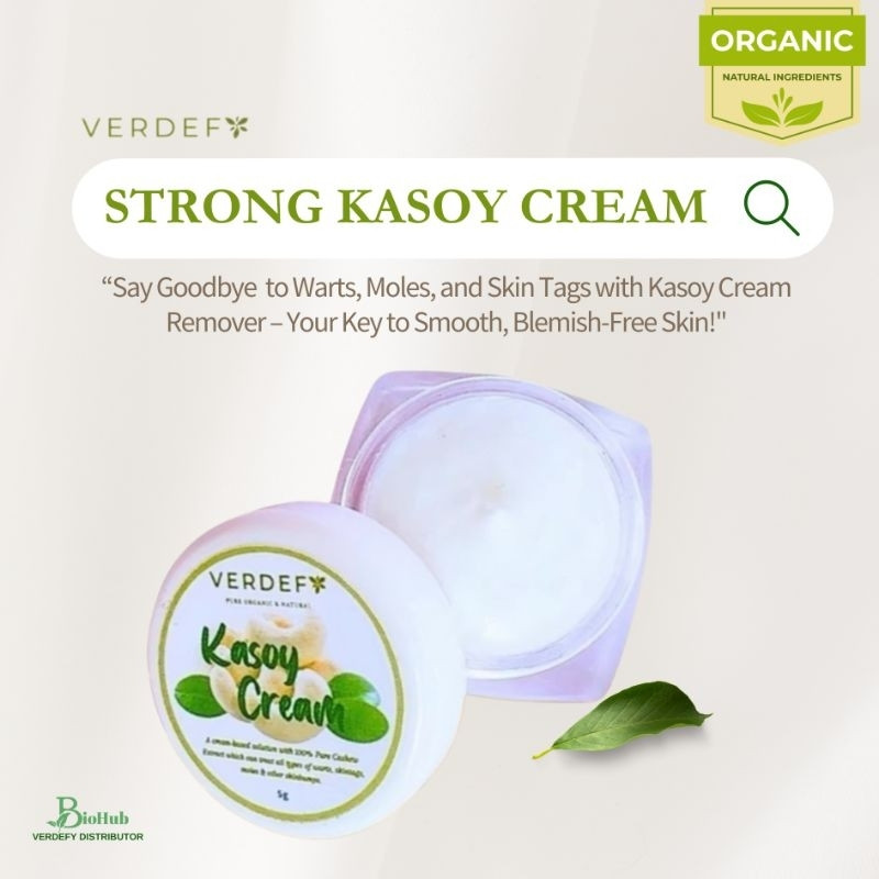 VERDEFY STRONG KASOY CREAM EFFECTIVE REMOVER OF KULUGO MOLES WARTS SKIN ...