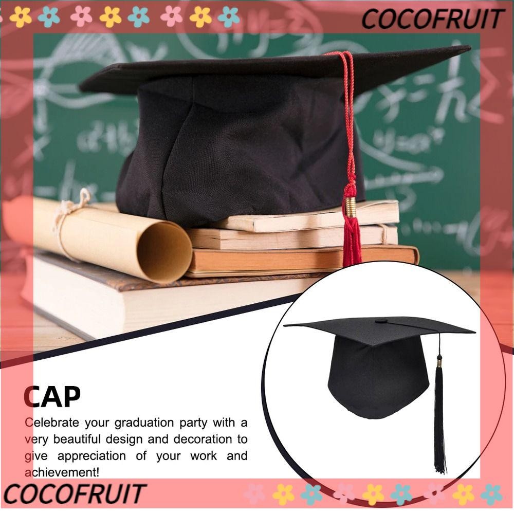 COCOFRUIT Graduation Hat, Congrats Grad 2024 Graduation Mortarboard Cap ...