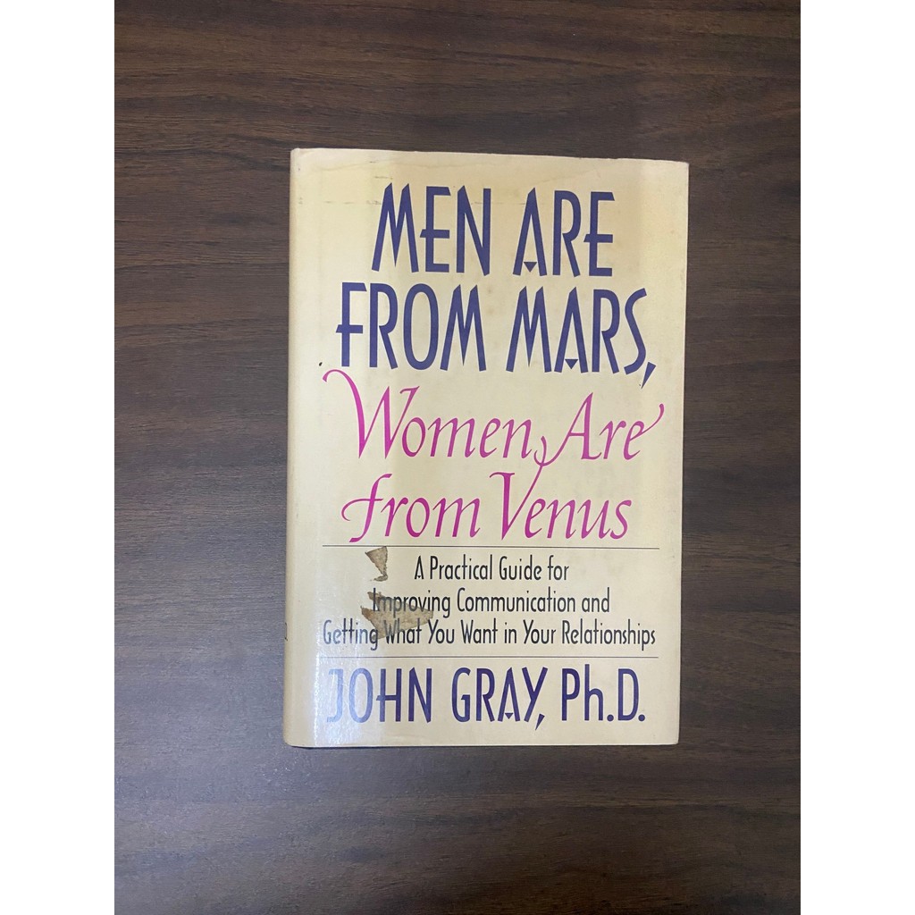 [Used Book] Men Are from Mars, Women Are from Venus - John Gray [Condition: B] | Shopee Malaysia