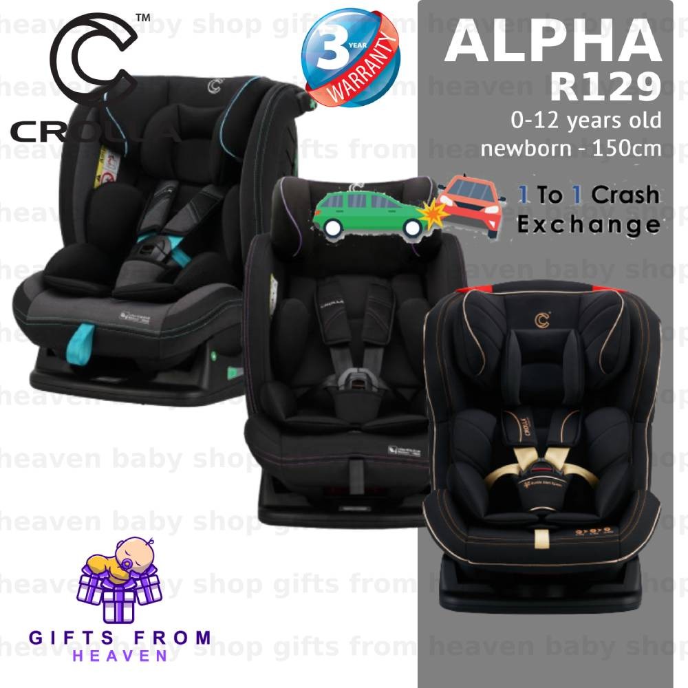 [WM FREE SHIPPING] CROLLA ALPHA R129 CONVERTIBLE CAR SEAT | Shopee Malaysia