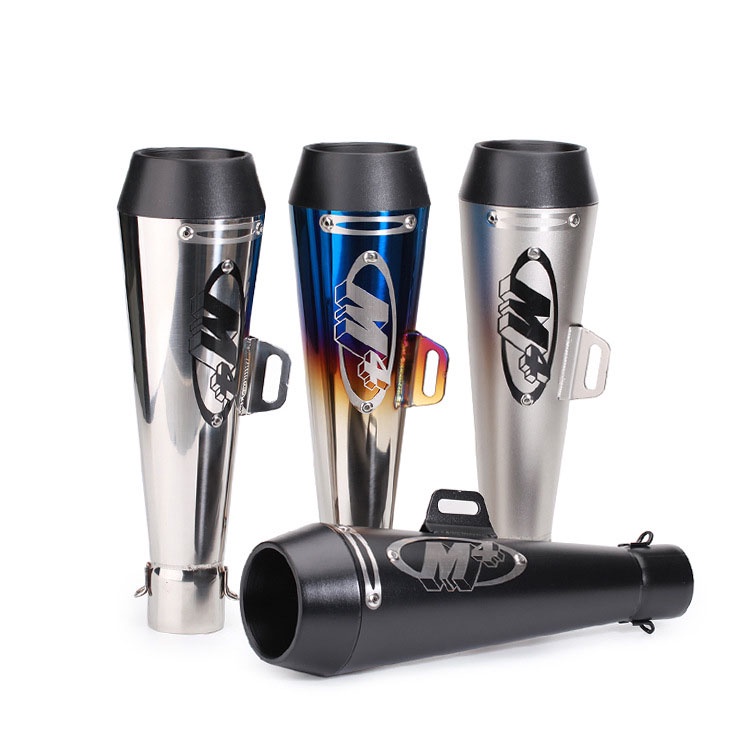 Universal 51mm M4 Motorcycle Exhaust Muffler Pipe Exhaust Tip Tail Tube ...