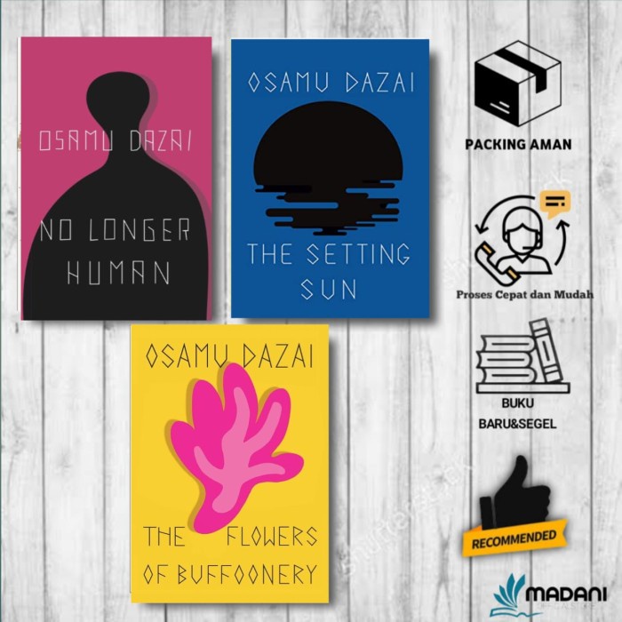 Special PACKAGE OF 3 OSAMU DAZAI BOOKS | Shopee Malaysia