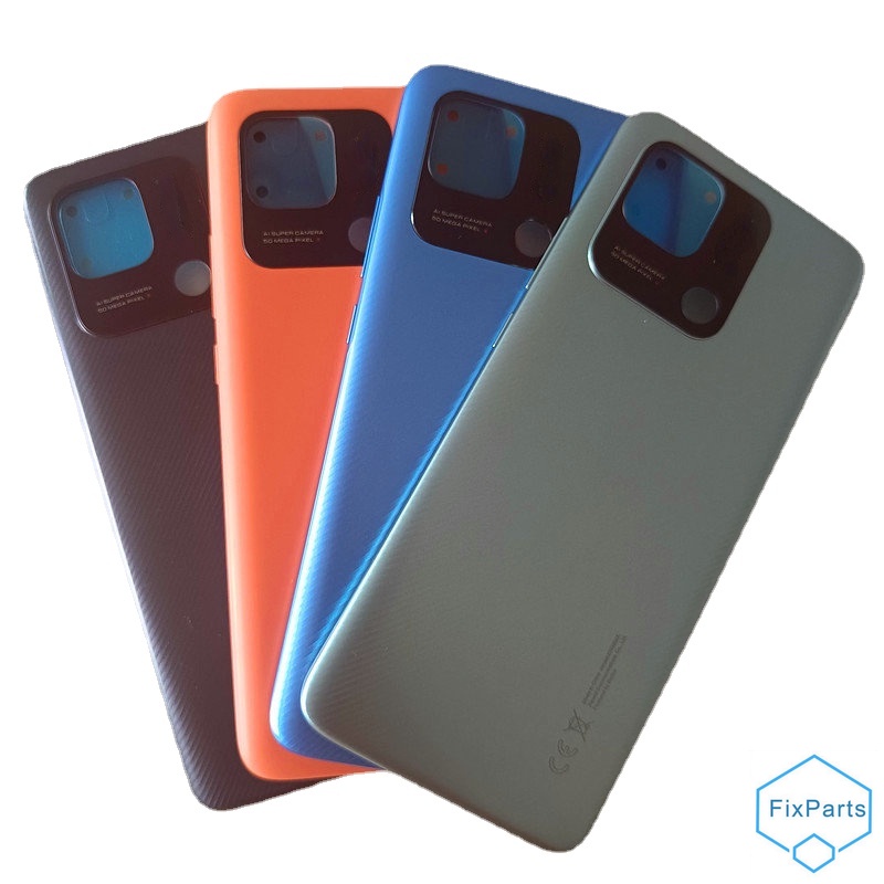 Original New for Xiaomi Redmi 10C Battery Cover Panel Rear Door Housing ...