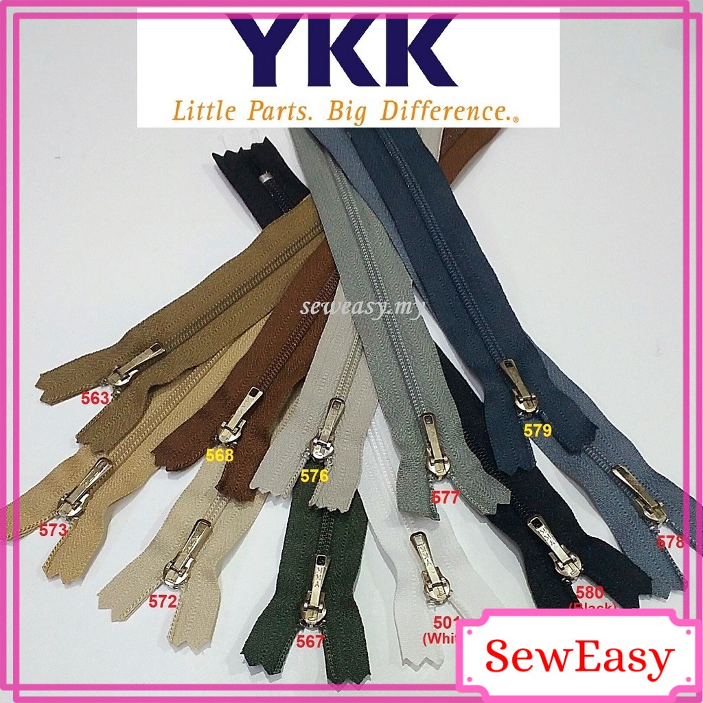 Genuine 6" 7" YKK Zipper (For Slack) / Zip YKK Lelaki Zip Seluar | Shopee Malaysia