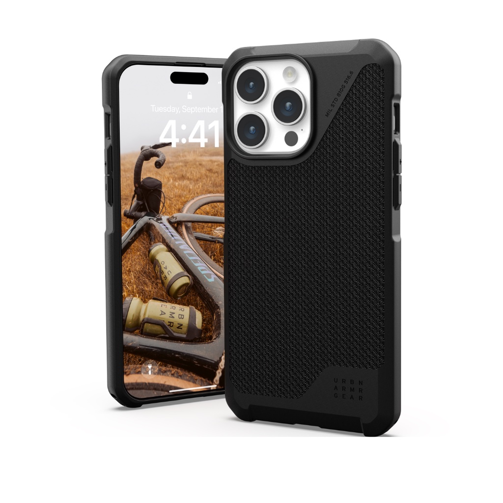UAG Metropolis LT MgSf Case for iP 15 Pro Max - Kevlar Black | Shopee ...