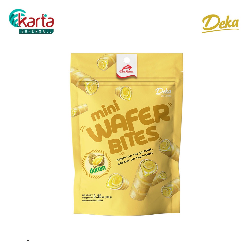 Deka Mini Wafer Bites Durian 180g | Shopee Malaysia