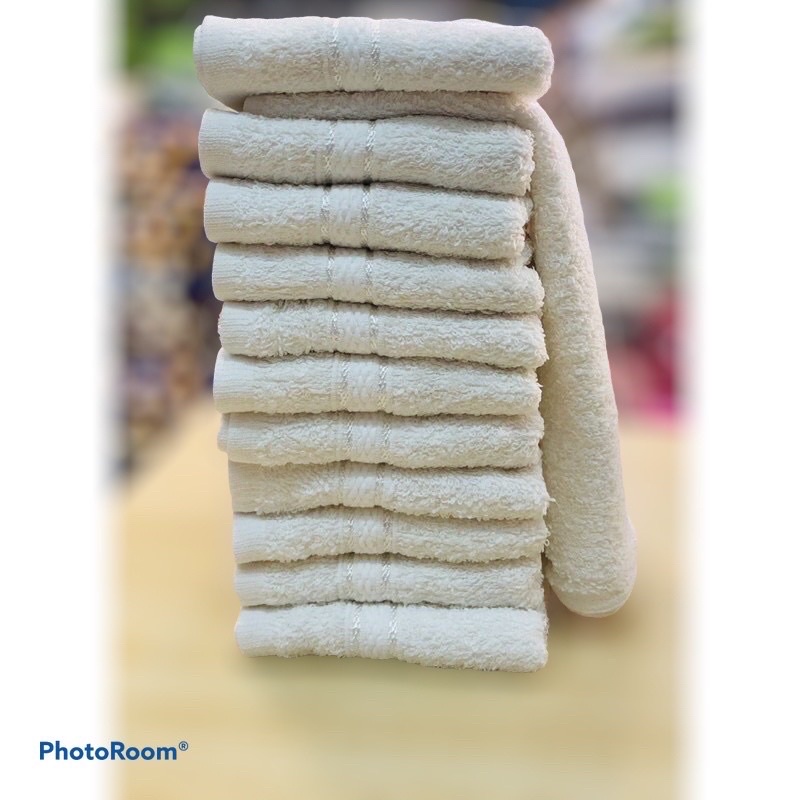 TUALA MUKA PUTIH 12x20 Inches kain cotton 100% READY STOCK IN MALAYSIA ...