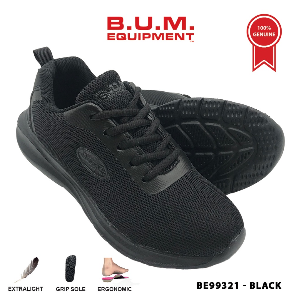 BUM Equipment Women's Shoes - BE99321 Black - Kasut Hitam Wanita ...