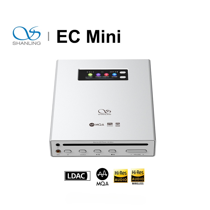 SHANLING EC MINI MQA CD Player Bluetooth DAC/AMP Hi-Res Audio 2x ESS ...