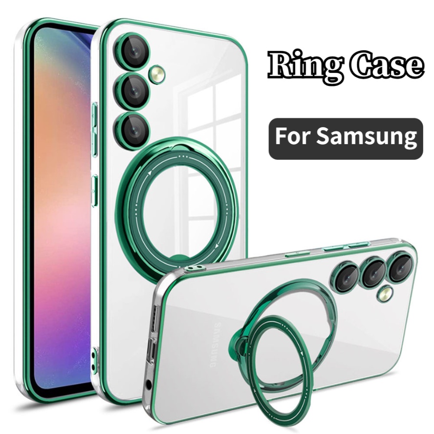 Stand Bracket Ring Holder Casing hp For Samsung Galaxy A14 LTE A24 A34 ...