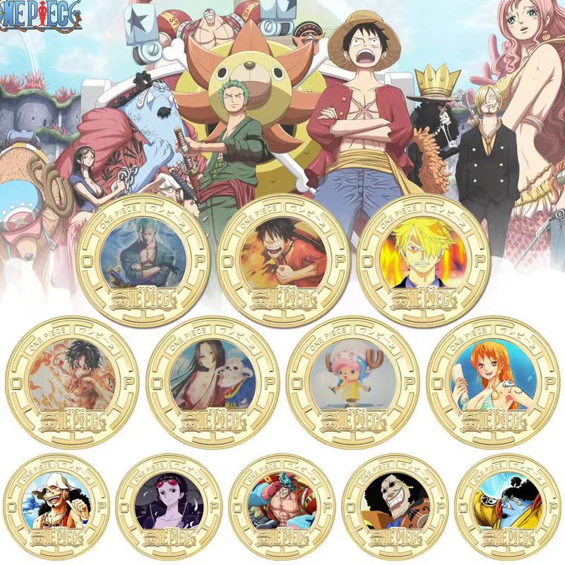 12 PCs one piece cartoon anime metal card set | Shopee Malaysia