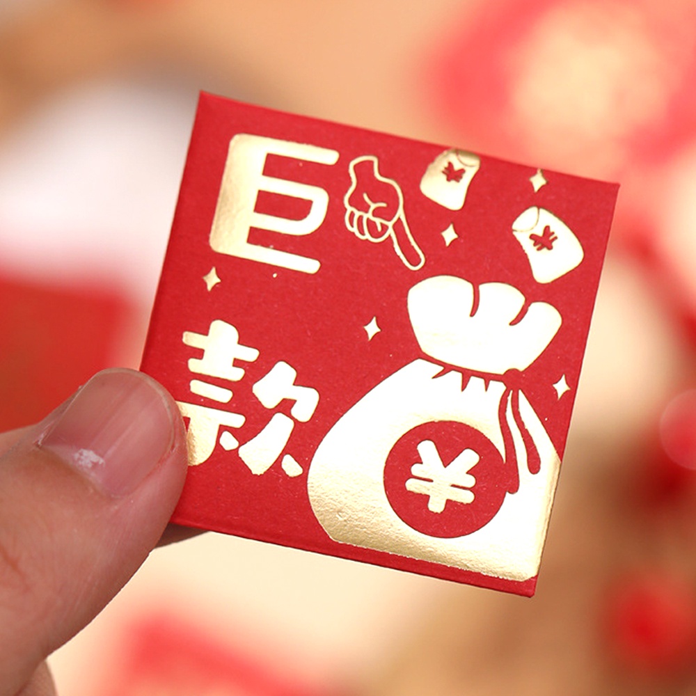 10PCS Ampao Envelope Mini Money Envelope Creative Coin Envelopes Red ...