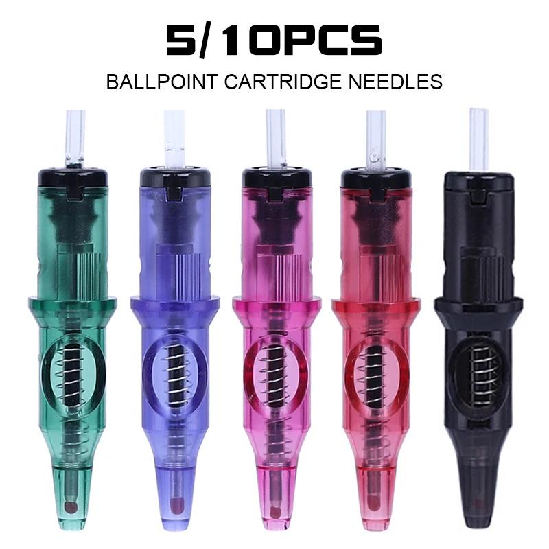 Ballpoint Tattoo Cartridge 5 Colors Practice Cartridge Drawing for ...