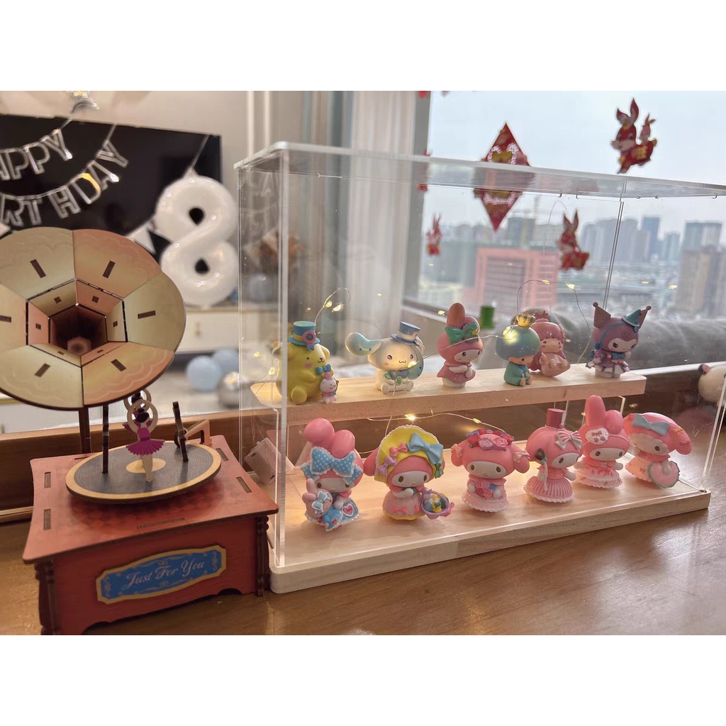 Transparent Acrylic Display Box Pop Mart Transparent Display Rack With ...