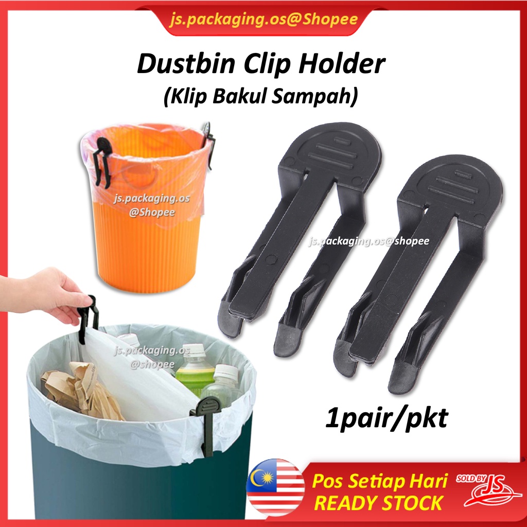 Clip Holder Dustbin Garbage Plastic Lock Non Slip Clamp Klip Plastik ...