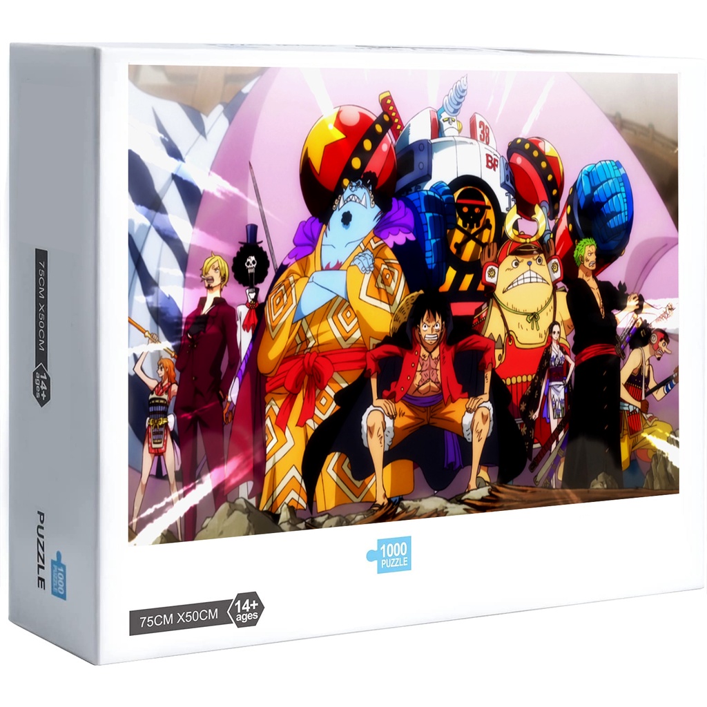 One Piece Monkey D. Luffy Roronoa Zoro New Style Educational Puzzle ...