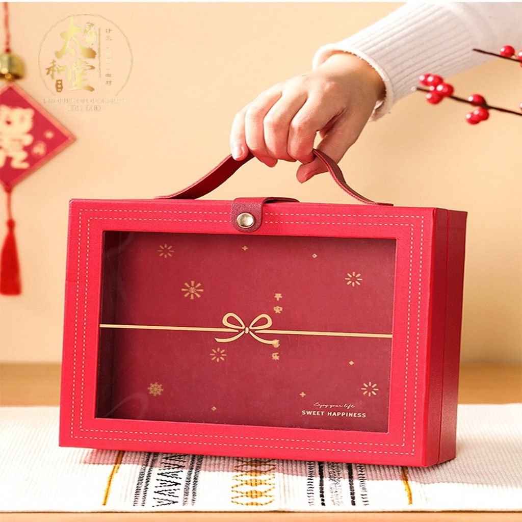 Chinese New Year Red Gift Box 红色礼品盒 | Shopee Malaysia