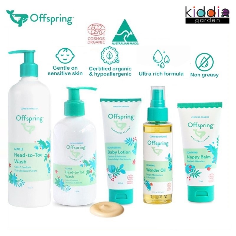 Offspring Skincare Gentle Head-To-Toe Wash / Baby Oil / Wonder Oil Baby ...
