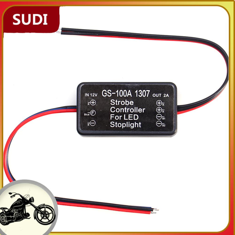Sudi third brake light flasher Flash Strobe Controller Car Flasher Module for Brake Light Tail ...