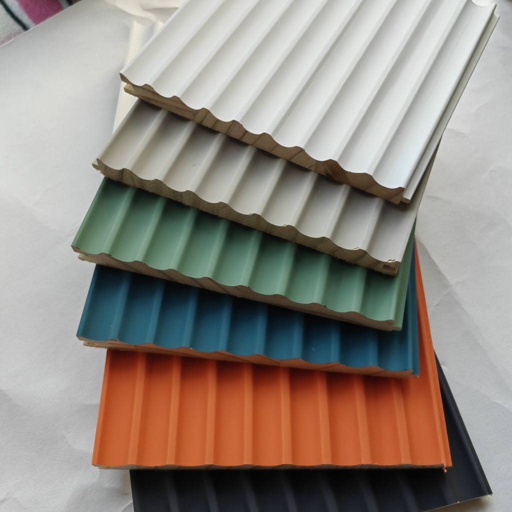 Room Decoration Wallboard Solid Wood Grating Plate Wave Board ...