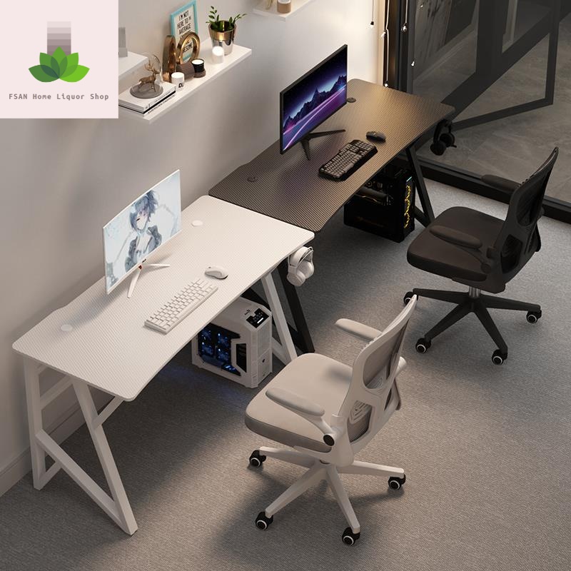 Double desktop computer table home desk desk couple game table simple ...