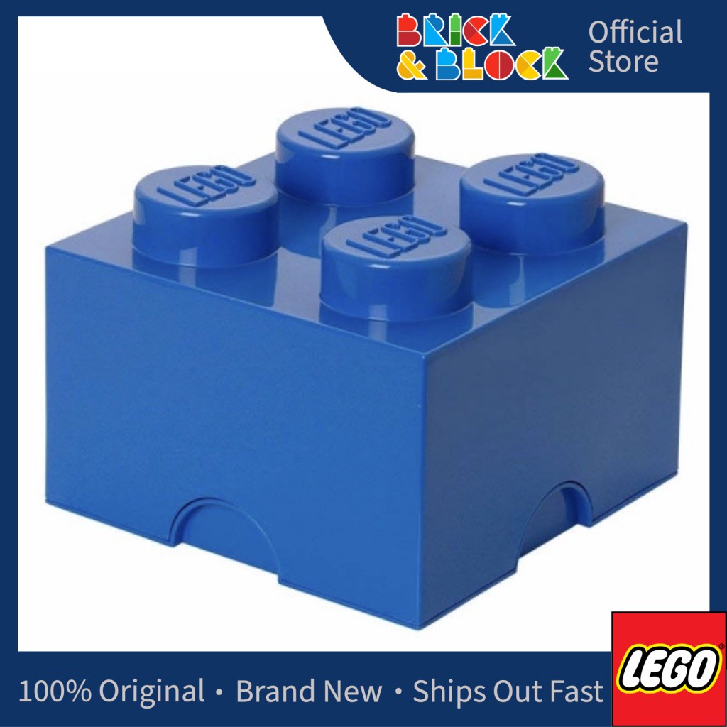 LEGO 40031731 LEGO Storage Box - 4 Studs - Blue | Shopee Malaysia