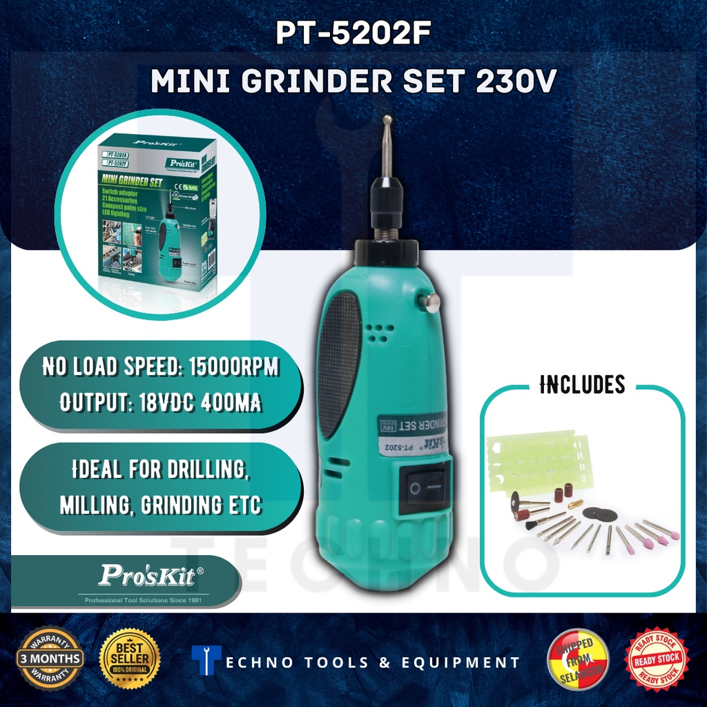 Pro'skit PT-5202F Mini Grinder Set | Shopee Malaysia