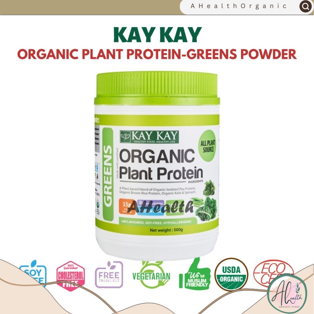 Kay kay Organic Plant Protein Powder 500g/tin | Shopee Malaysia