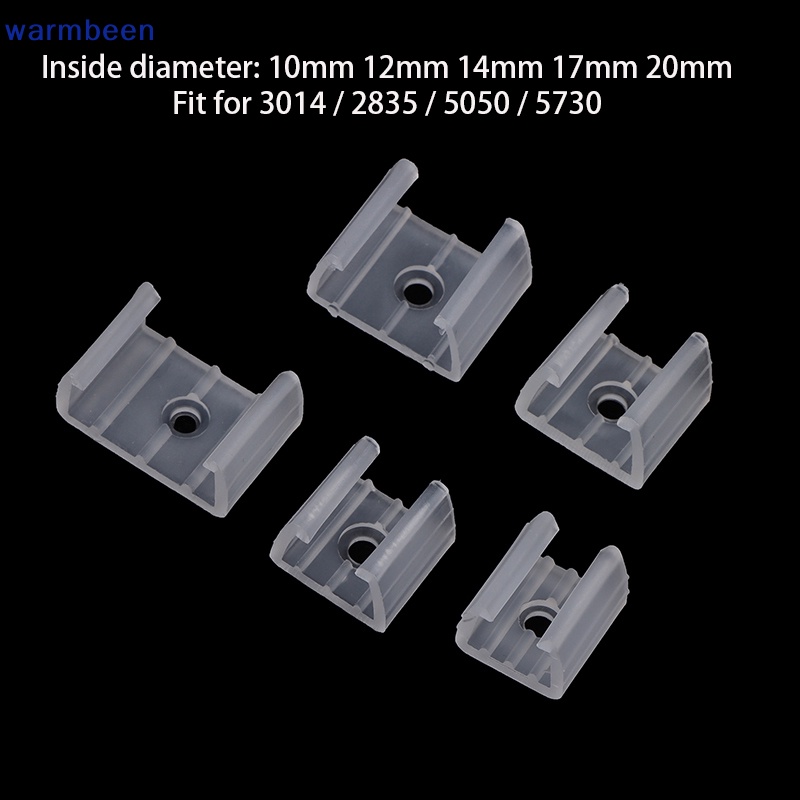 (warmbeen) 20PCS 10/12/14/17/20mm LED Strip Fix Clips Connector For ...