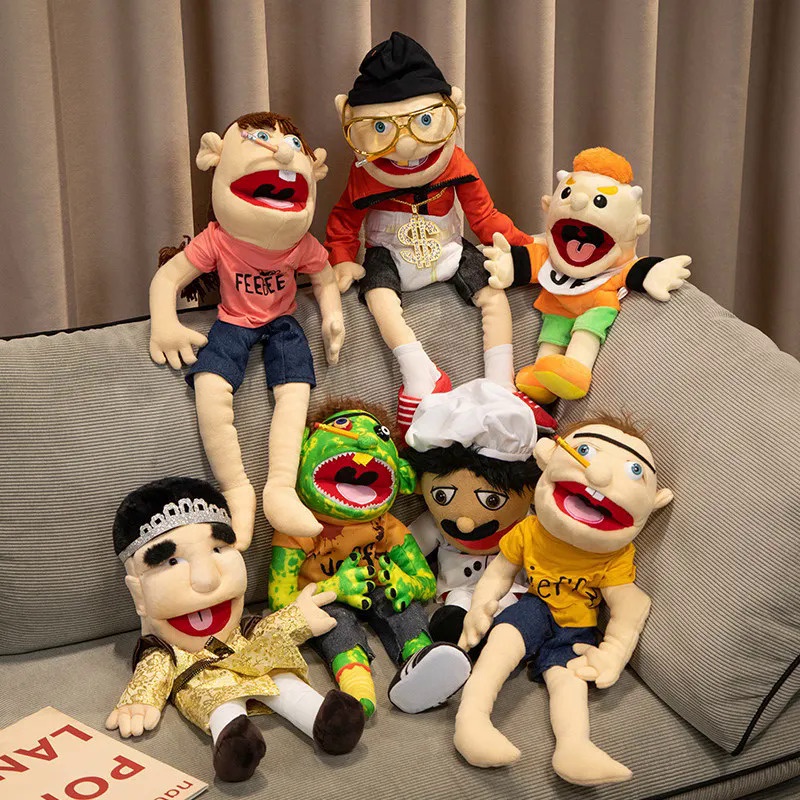60cm Jeffy Puppet Doll Jeffy Hand Puppet Sml Jeffy Puppet Family Real ...