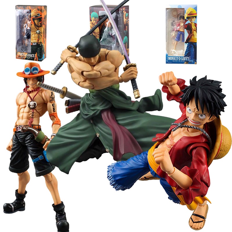 SHF Luffy S.H.Figuarts One Piece Action Figure Roronoa Zoro Portgas D ...