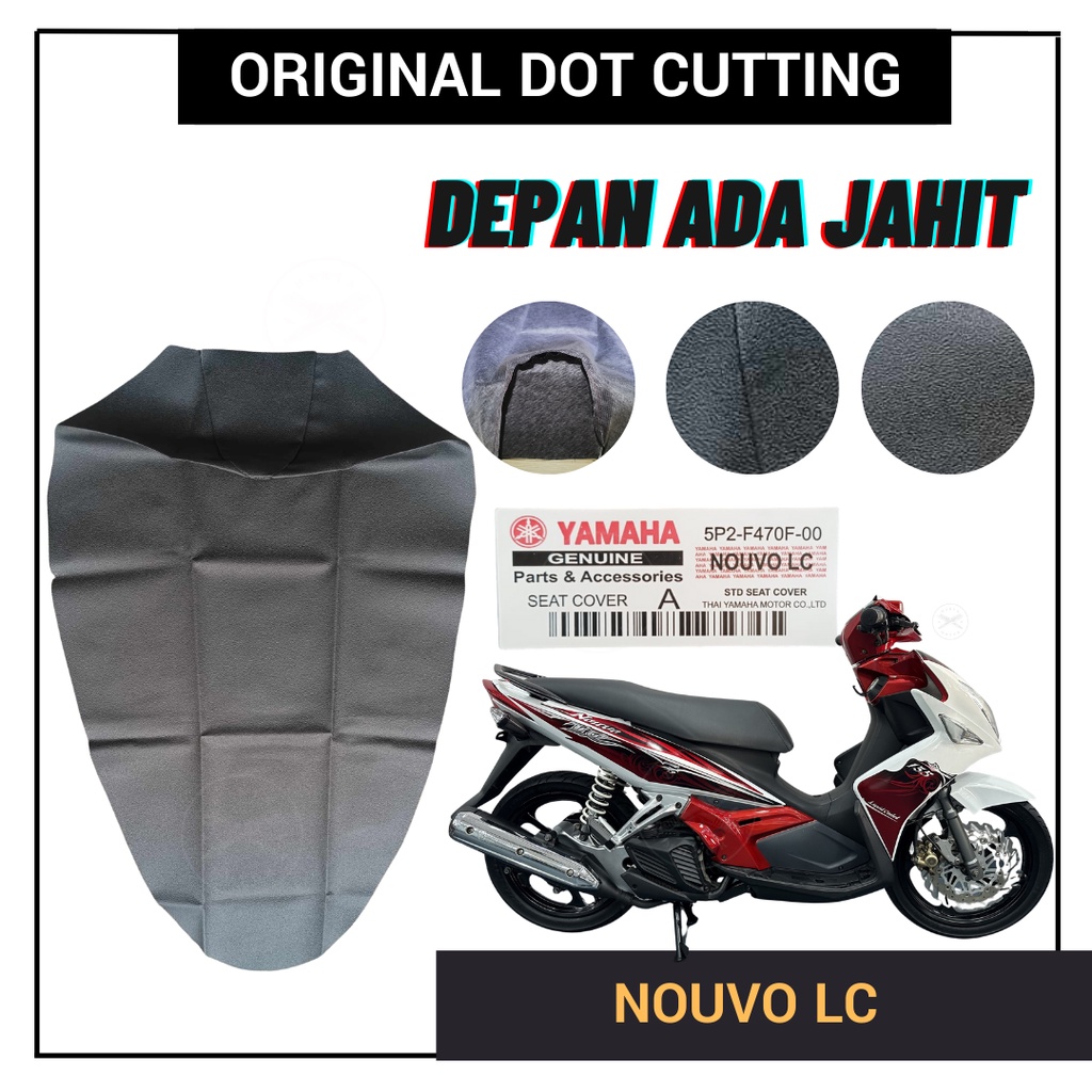 YAMAHA NOUVO LC SEAT COVER ORIGINAL DESIGN A CLASS - NOUVOLC ORI CUT ...