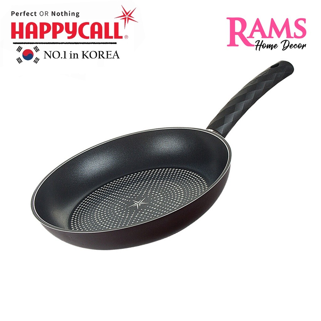 Happycall 28cm Non Stick Diamond Fry Pan / Kuali Leper / Kuali Korea ...