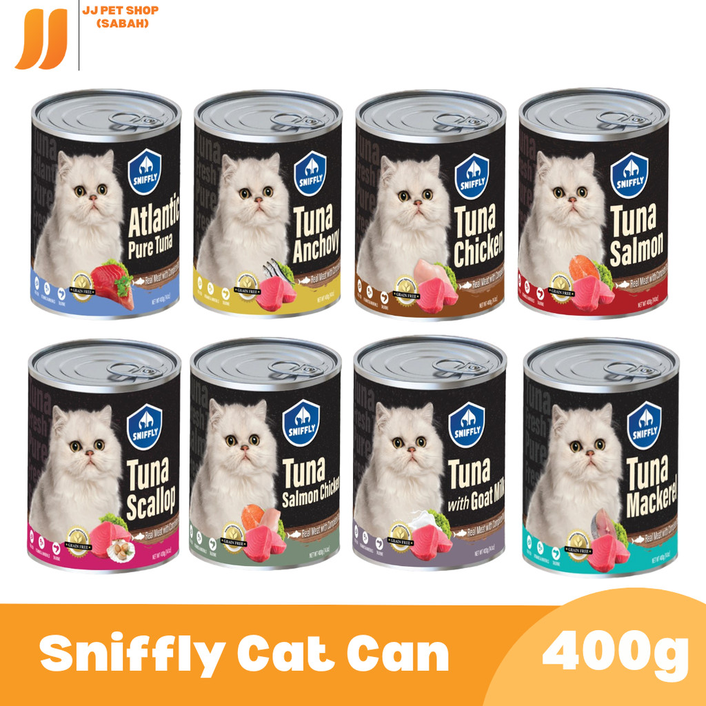{24 Tins} Sniffly Cat Can 400g*24 -Tuna | Shopee Malaysia