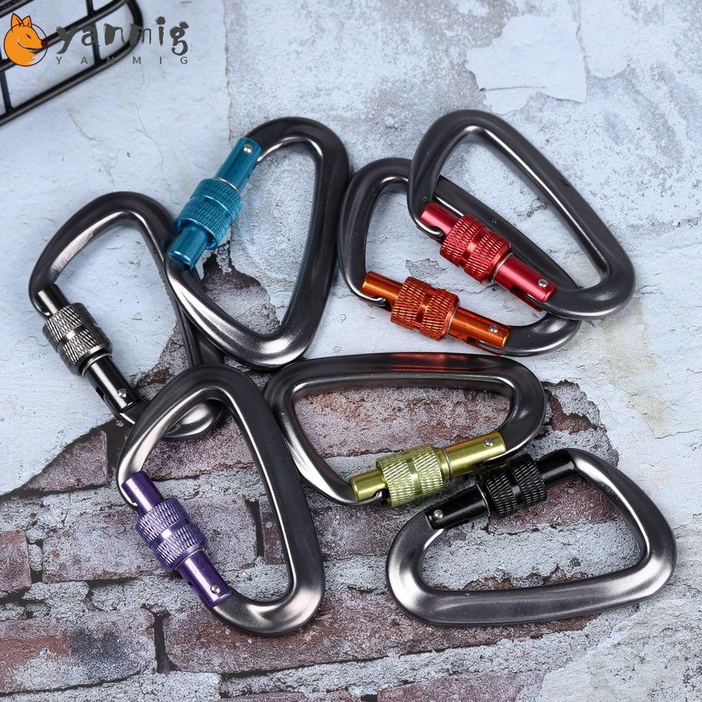 YANMIG Climbing Carabiner 6 Colors 12KN 7075 Climbing Equipment ...
