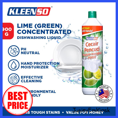 Concentrated 900ML Sabun Pencuci Pinggan Lime (Green) Kleenso ...