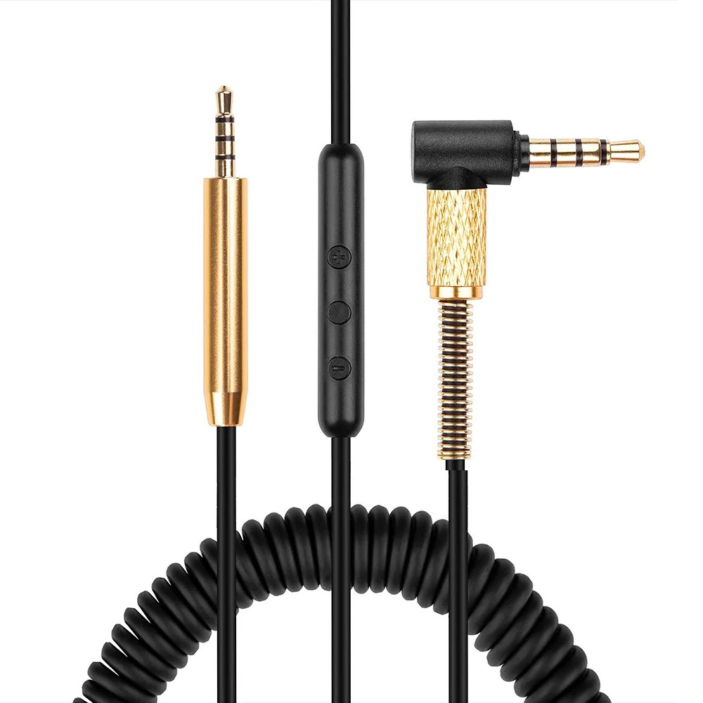 Spring Coiled Replacement Cable Extension Cord For Shure Aonic 40 50 ...