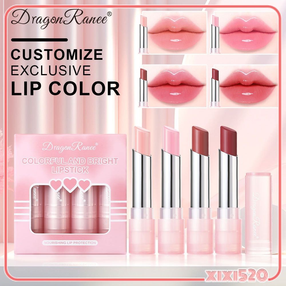 Temperature Changing Lipstick Refreshing And Non-greasy Four Pack Jelly ...